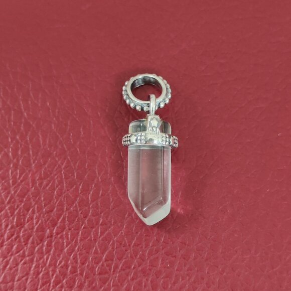 Pandora | Jewelry | Pandora White Amulet Pendant | Poshmark